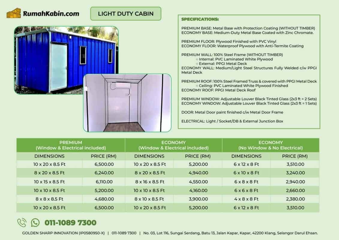 Heavy Duty Portable Cabin | Super Deluxe – Insulated Sandwich Panel ...